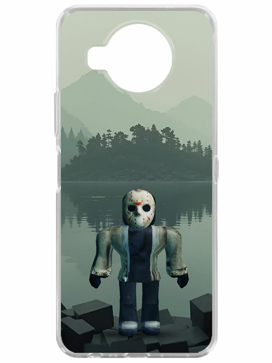Чехол-накладка Krutoff Clear Case Roblox-Форсакен Джейсон (Forsaken Jason) для Nokia 8.3 5G