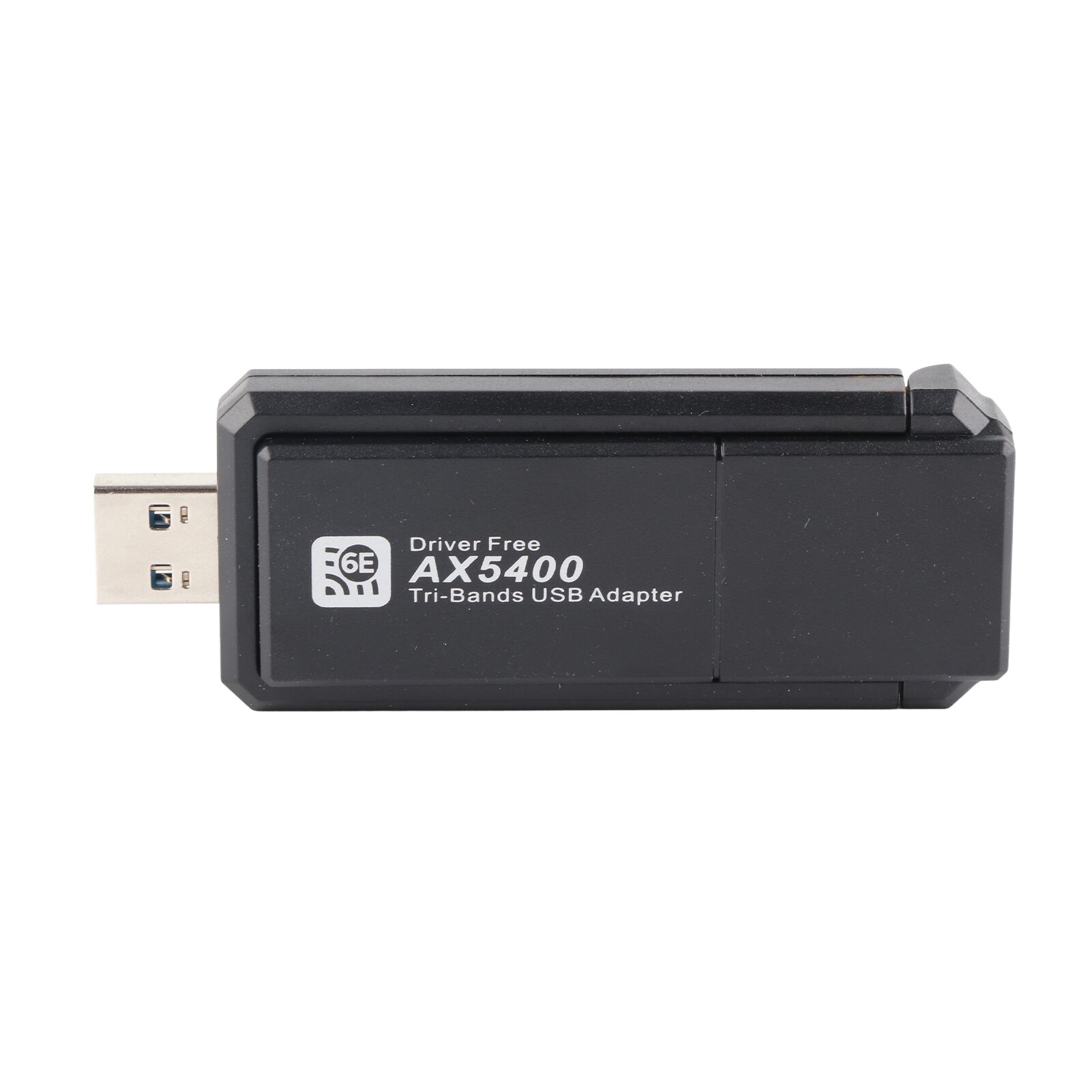 Сетевой адаптер WiFi 6E USB 5400 Мбит/с с тремя диапазонами 2.4G 5G 6G для Windows 10 11