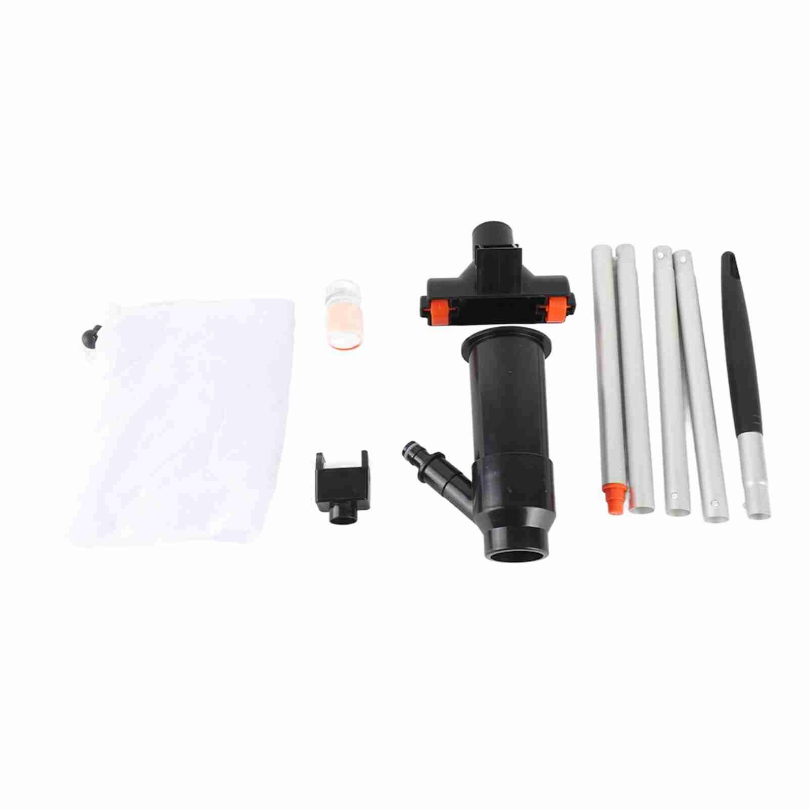 Портативный пылесос для прудов и бассейнов, простой в очистке инструмент с мощностью всасывания, идеально подходит для небольших и больших водных объектов