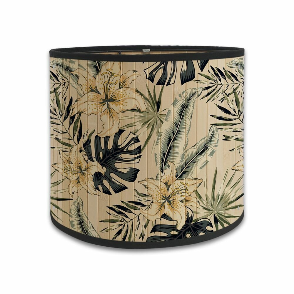 Круглый абажур-барабан (30 см) для настольных и торшерных ламп