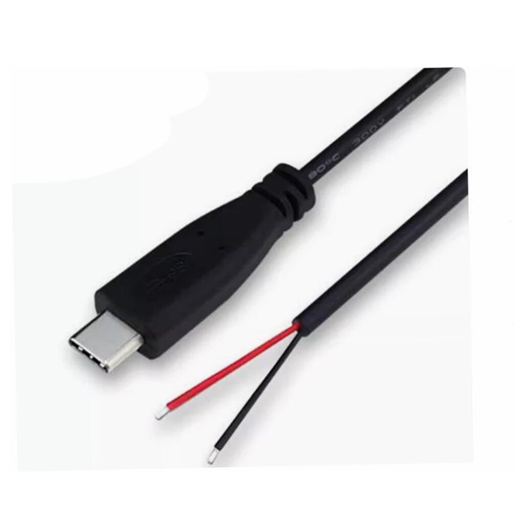 GoEricNow180805 USB Type-C разъем 2-контактный черный 30см 0.25m, 2p m