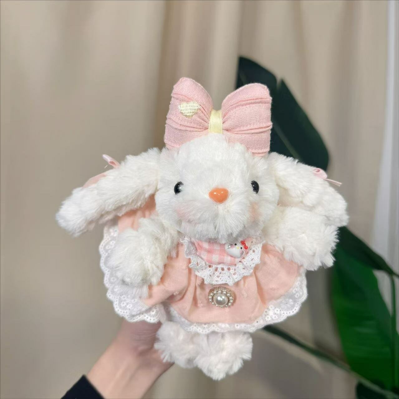 Очаровательные ключ holde - плуш-ку кролики: украшение для сумок на свадьбу девушек