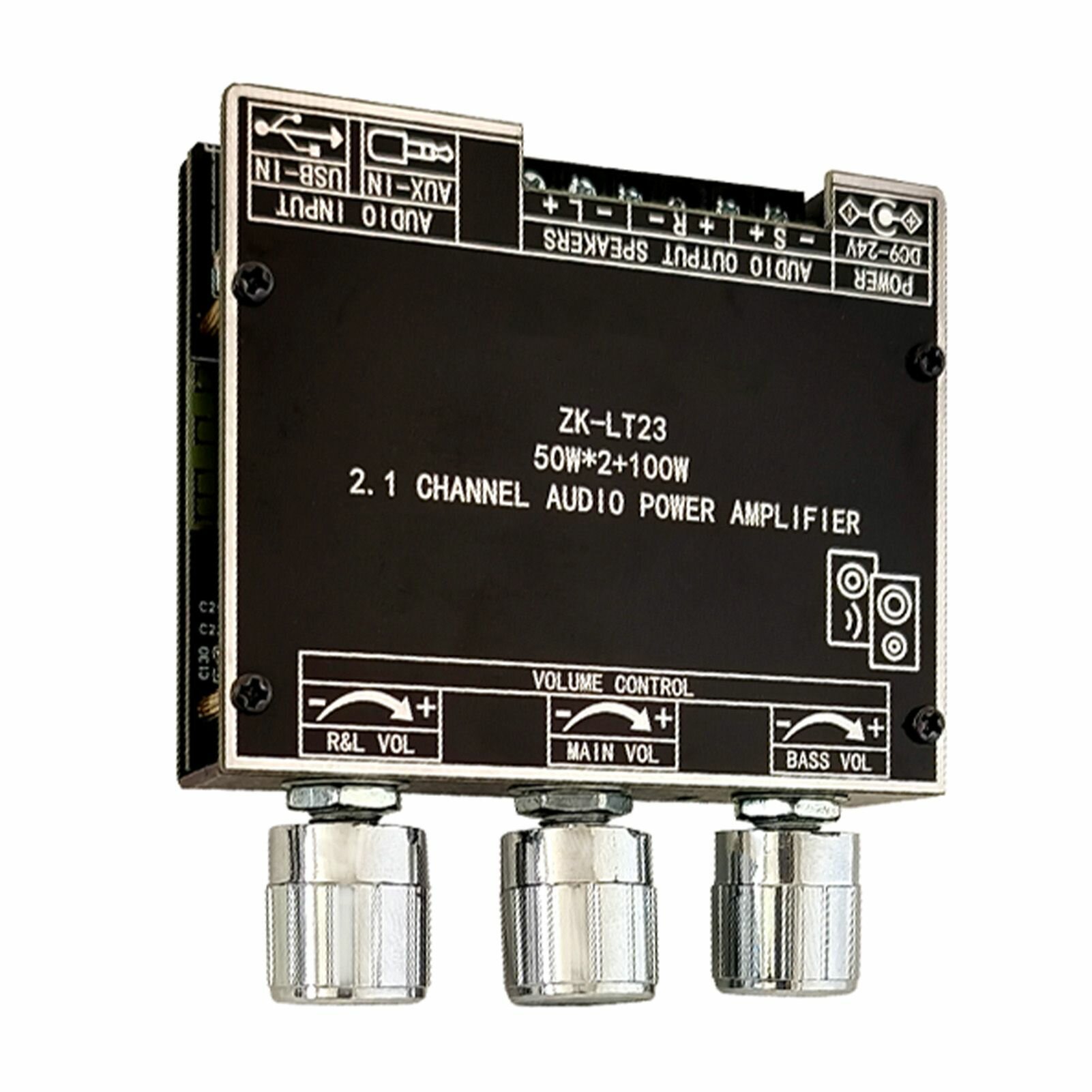 2.1-канальный Bluetooth усилитель с регулировкой громкости
