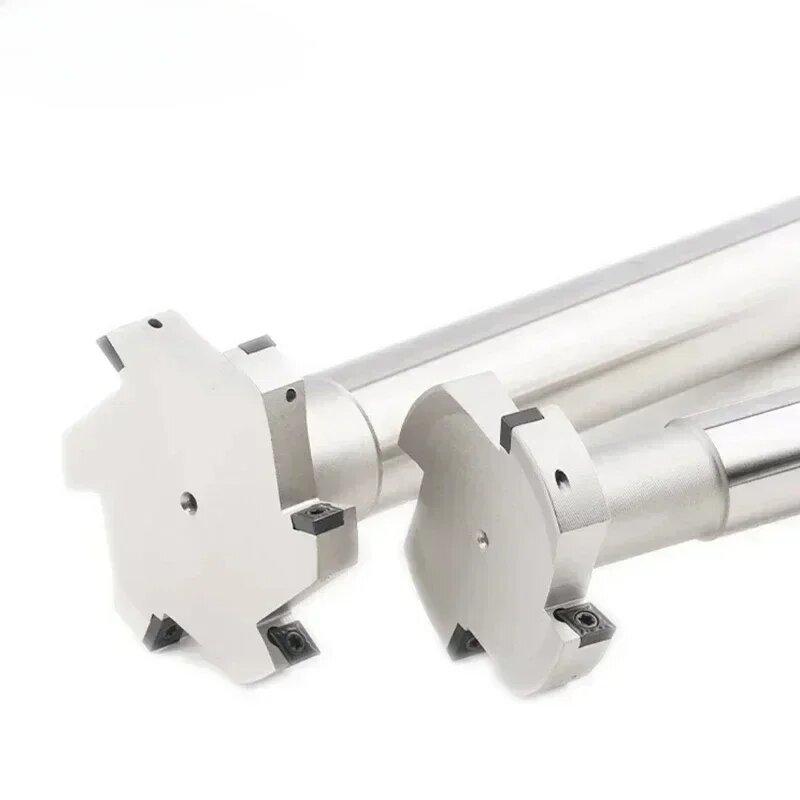 HTS MTS H05 H06 H08 H10 H12 H20 D20-D100 Фрезы с Т-образным пазом Фрезы с тремя кромками Держатель фрезерного станка с ЧПУ CCMT MPHT Insert 10pcs, MTS-40-H6-C20T6-150