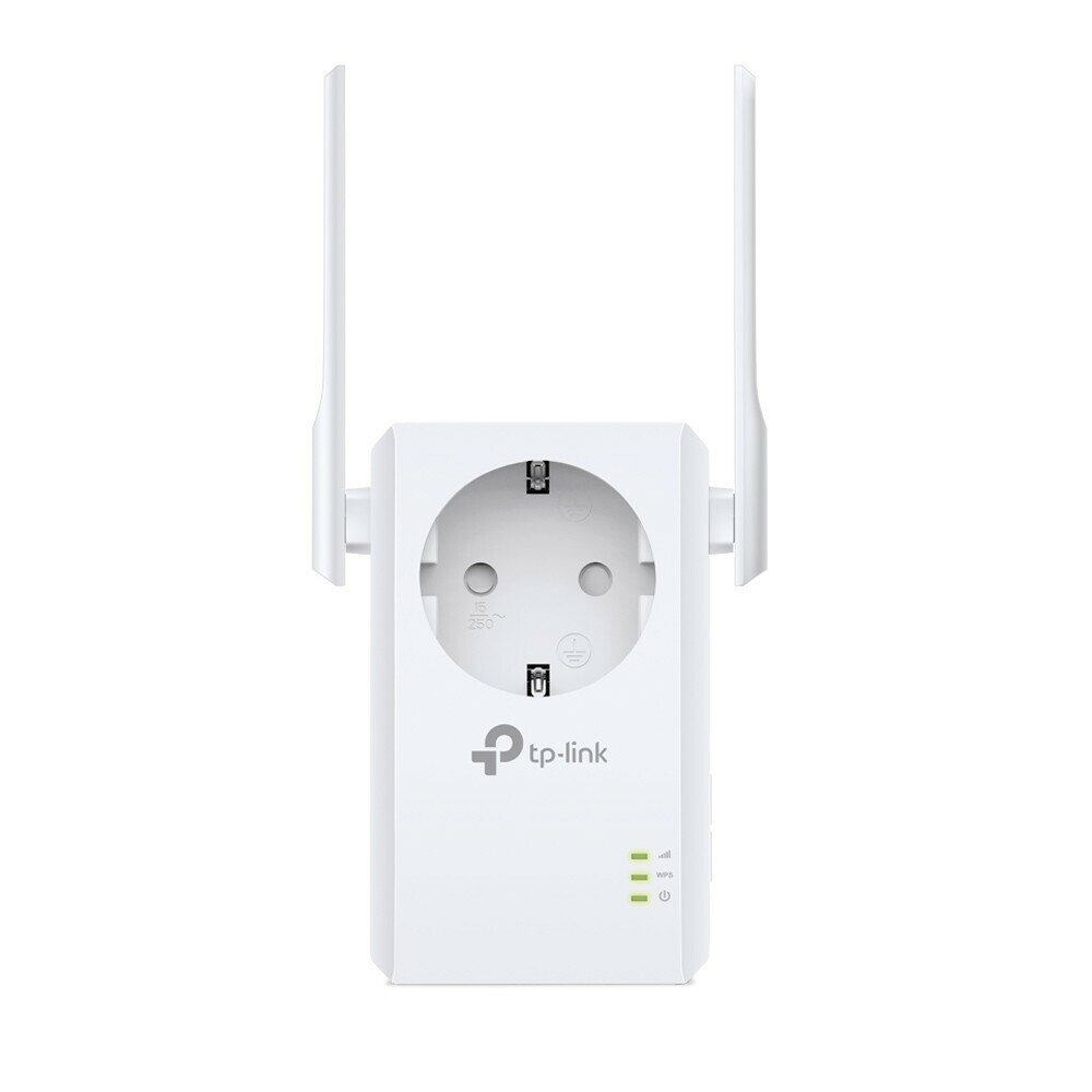 Усилитель Wi-Fi сигнала TP-Link TL-WA860RE, 2.4ГГц N300, 1xRJ45 100Мбит/с, с розеткой