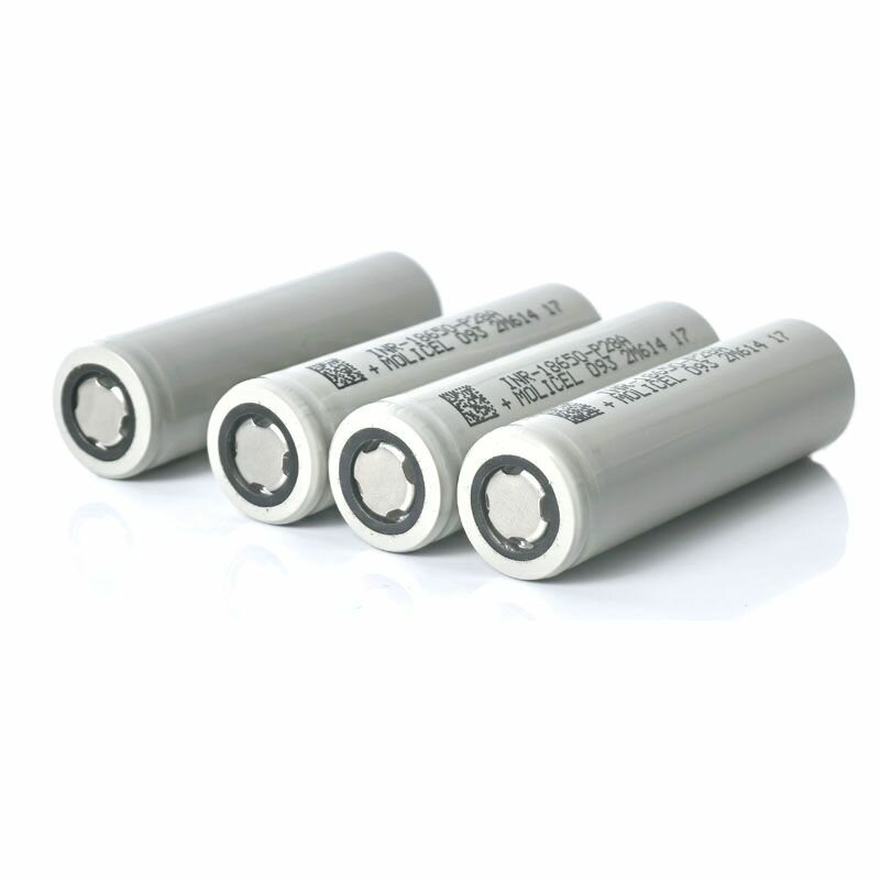 Литиевые аккумуляторы Molicel P28A 18650, 2800 мАч, 3,6 В, INR18650-P28A, максимальный ток разряда 35 А.