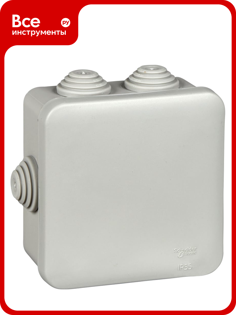 Распределительная коробка Systeme Electric ОП 85x85x40 IP55 SchE IMT35092