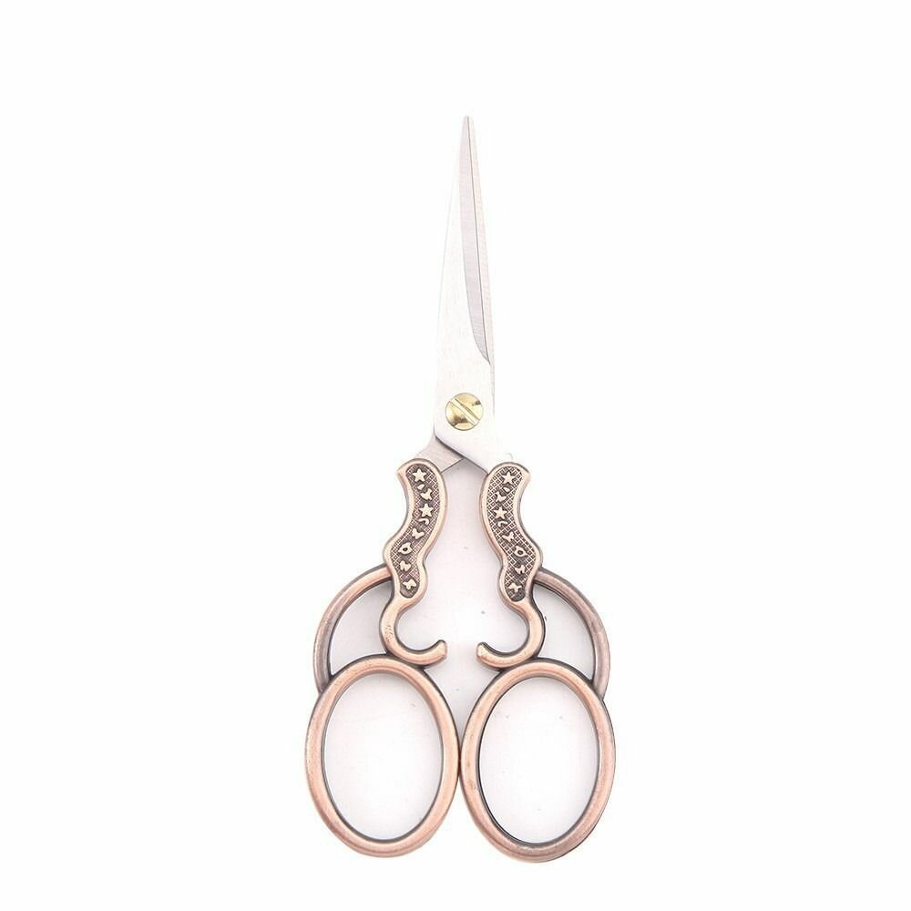 Ножницы универсальные домашние для творчества и рукоделия, компактные ножницы для бумаги ткани картона, эргономичные ножницы с регулировкой зазора, подарок для шитья и вышивки