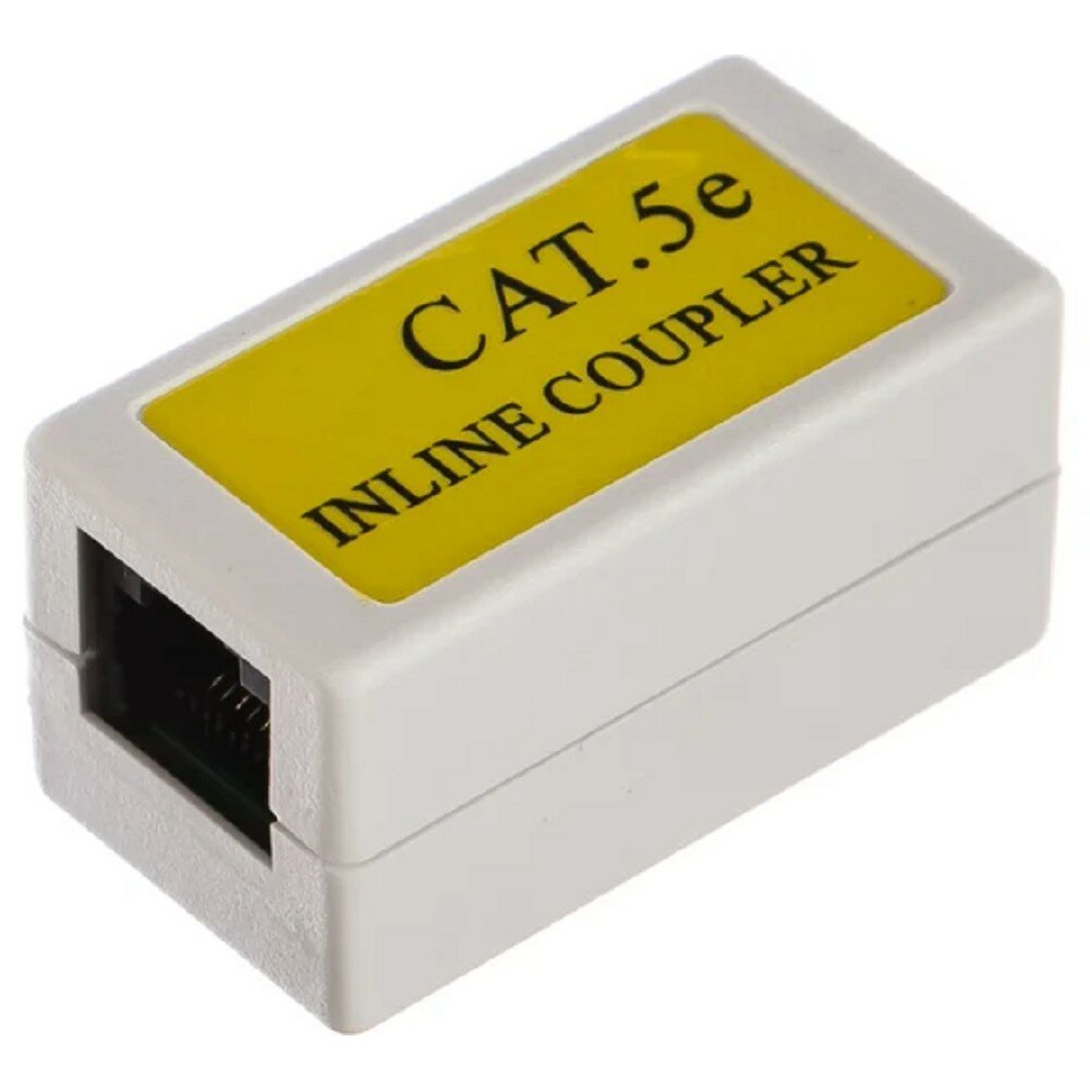 Gembird Коннектор Соединитель RJ-45F RJ-45F cat. 5e NA350
