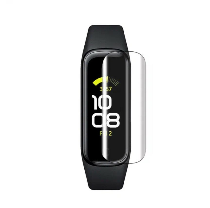 Защитная пленка MyPads для смарт-браслета Samsung Galaxy Fit2 (SM-R220) глянцевая