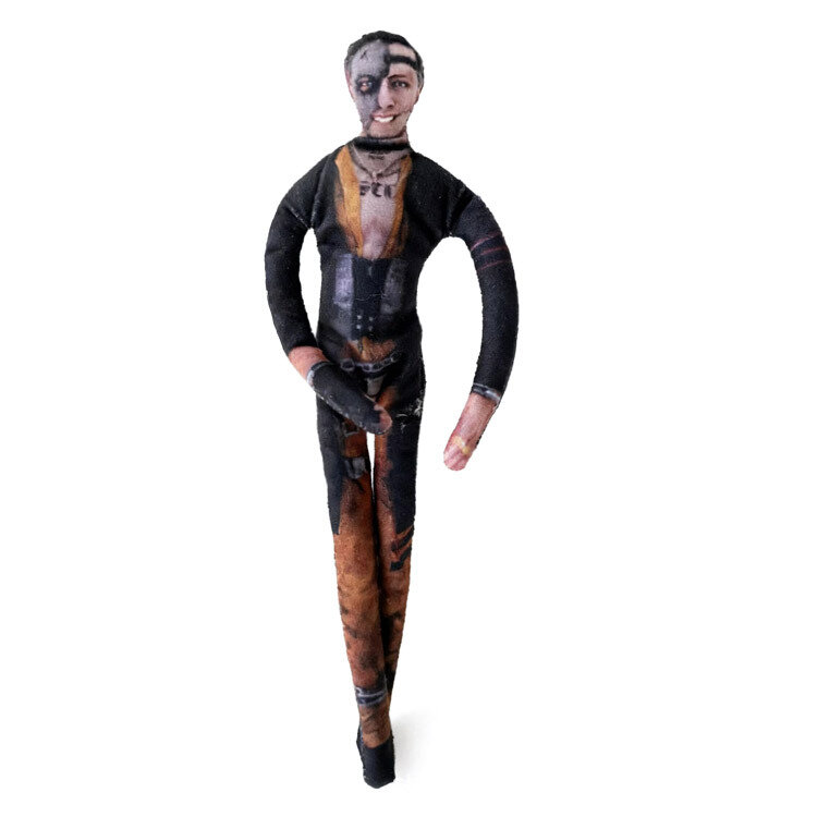 Фигурка Delta темно-синего цвета, игровое периферийное устройство, съемные конечности с каркасом, подвижная кукла, абстрактная