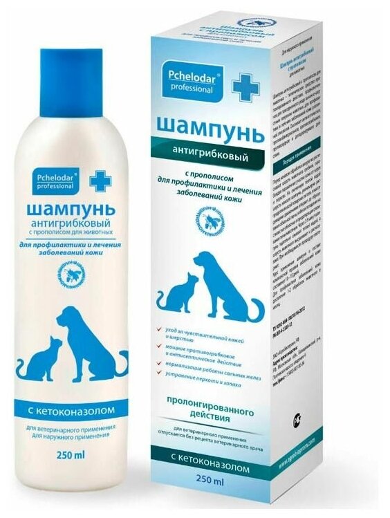Шампунь антибактериальный с хлоргексидином 5% 250мл