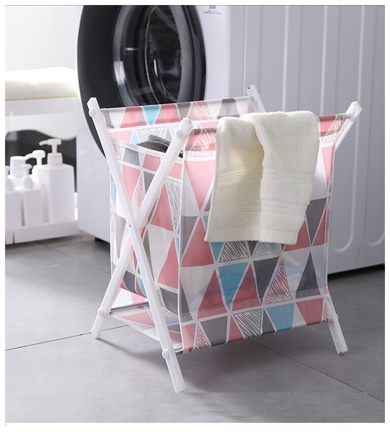 Корзина/короб для хранения, складной. Размер (Д х Ш х В) – 37х31х37 см. Цвет: розовый.