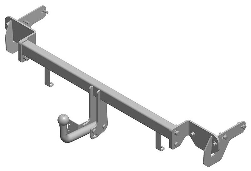 Фаркоп AvtoS для KIA CERATO (2013) с универсальной электрикой Smart(блок) и сертификатом в комплекте, арт.(KI 25+smart)