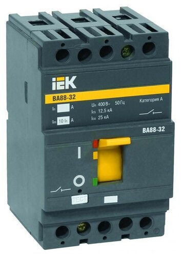 Авт. выключатель ВА88-32 3Р 100А 25кА IEK — купить в интернет-магазине Краснодар Электро на ...