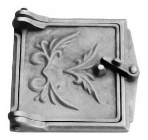 Дверка для печи поддувальная чугун литье ДП-1 150х160 мм 2,1 кг