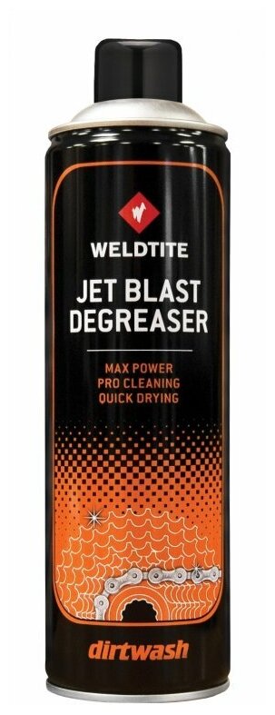 Очиститель для цепи мощный аэрозоль 500мл DIRTWASH JET BLAST DEGREASER WELDTITE