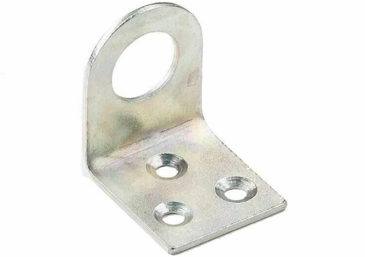 Проушина для навесн. замков 70х33 (2мм) Г-обр. цинк d18мм (уп.2шт) Киров Секрет 13292