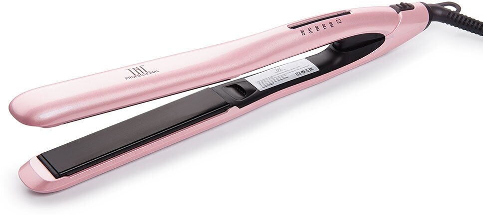 Профессиональные щипцы для выпрямления волос TNL Ultra light, розовые