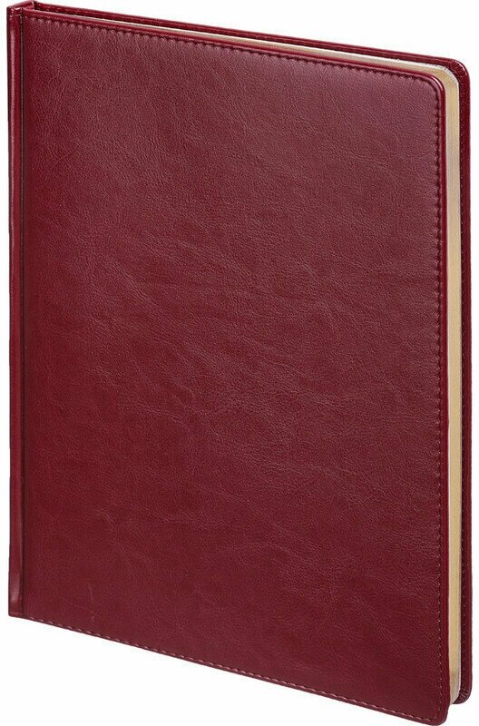 Ежедневник недатированный Attache Sidney Nebraska искусственная кожа А4 136 листов бордовый 210x300 мм, 689133