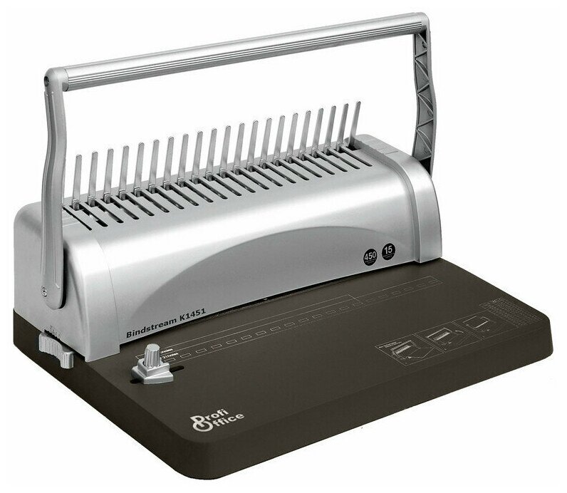 Брошюровщик ProfiOffice Bindstream K1451, А4, 14л./450л, пл. пруж.