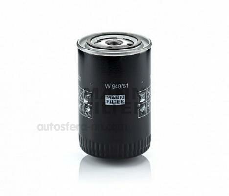 MANN FILTER W94081 Фильтр масляный Toyota Land Cruiser 80 4,5/3,4D-97г W940/81