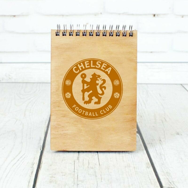 Блокнот GOODbrelok деревянный Челси, Chelsea - 0002
