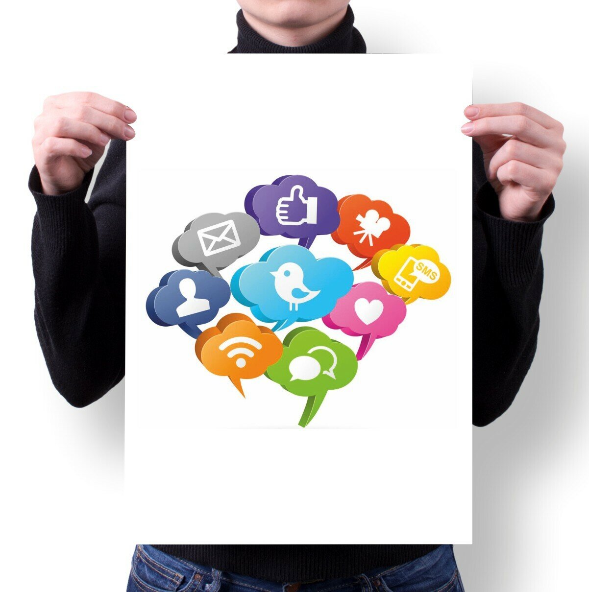 Плакат А4 Принт "Лайки, Likee" - 2