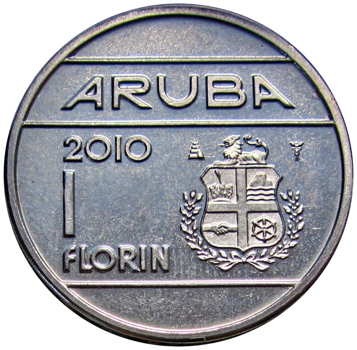 1 флорин 2010 Аруба, UNC