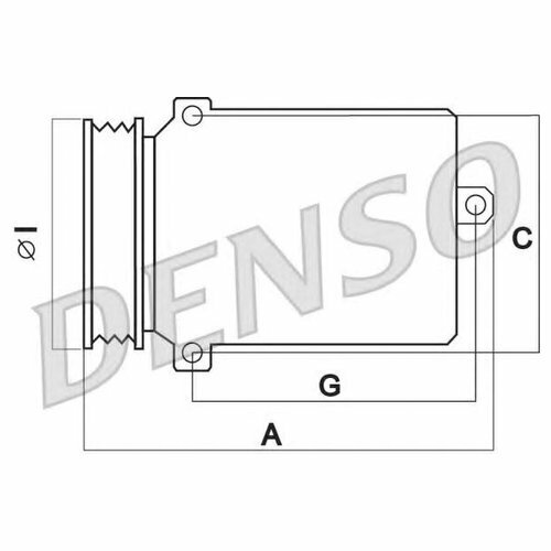 Компрессор кондиционера Denso dcp17120 для Mercedes E-CLASS A207, C207, S212, W212
