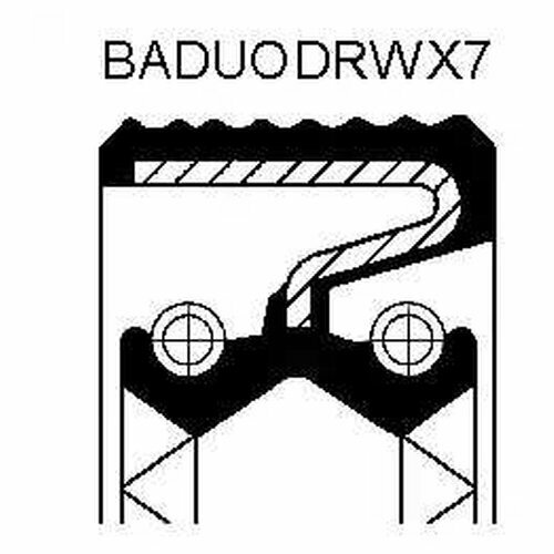 Сальник раздаточной коробки 0a6409189f Corteco 49358040 для Audi Q3 (2011-2018), Audi TT (2006-2015), SEAT Alhambra (2010-н. в.)