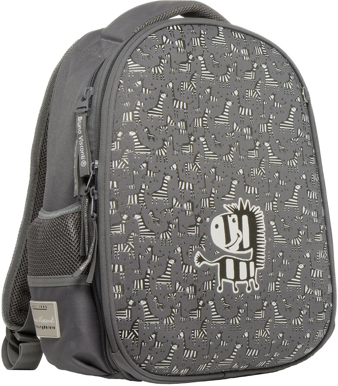 Рюкзак серый "Полосатый друг" (12-001-075/05)