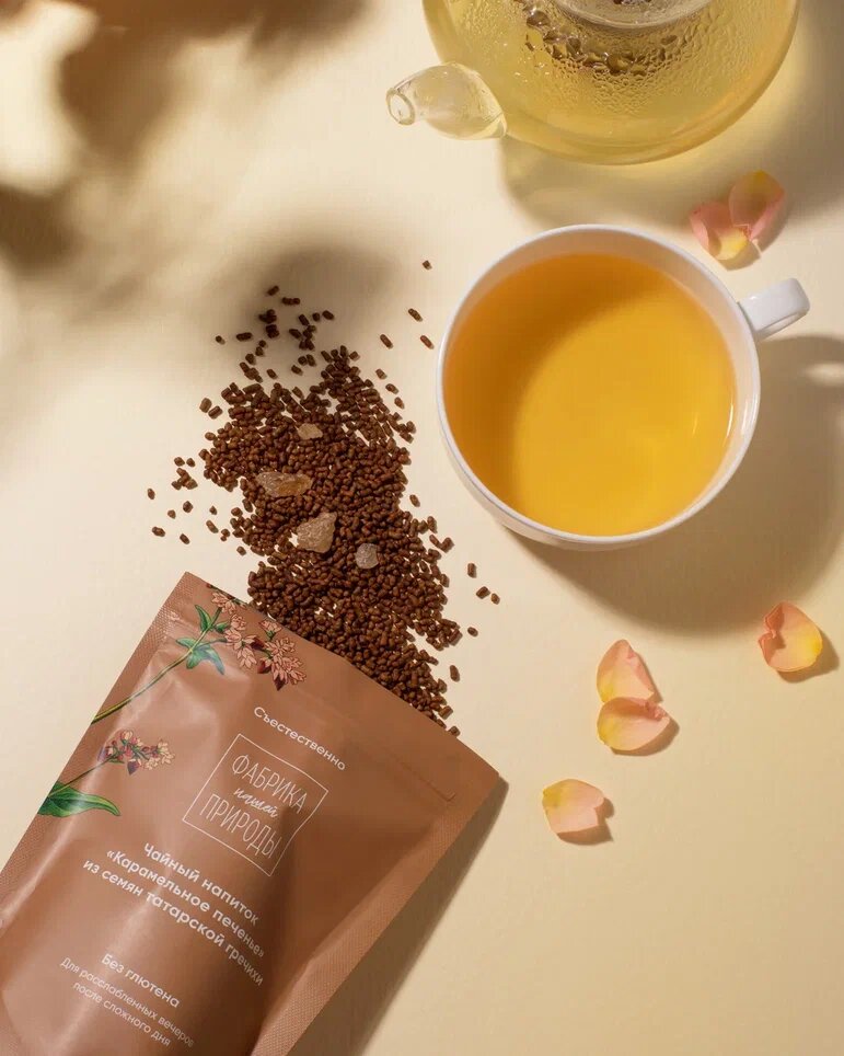 Гречишный чайный напиток "Карамельное печенье" Фабрика природы, 50г