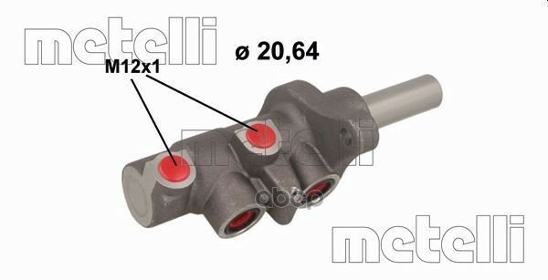 Цилиндр тормозной главный Metelli арт. 05-1132