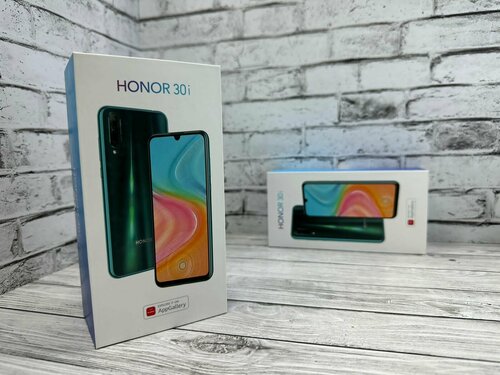 Смартфон HONOR 30i 4/128 ГБ, midnight black — купить в интернет ...