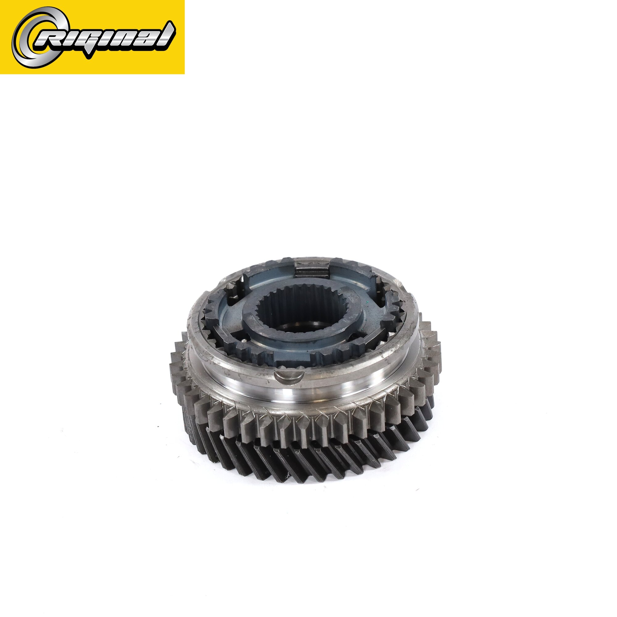 Шестерня КПП для а/м ВАЗ-2108-2115 (2-ой перед.) нов. обр в сборе (муфта+кольцо+подшипник) Riginal