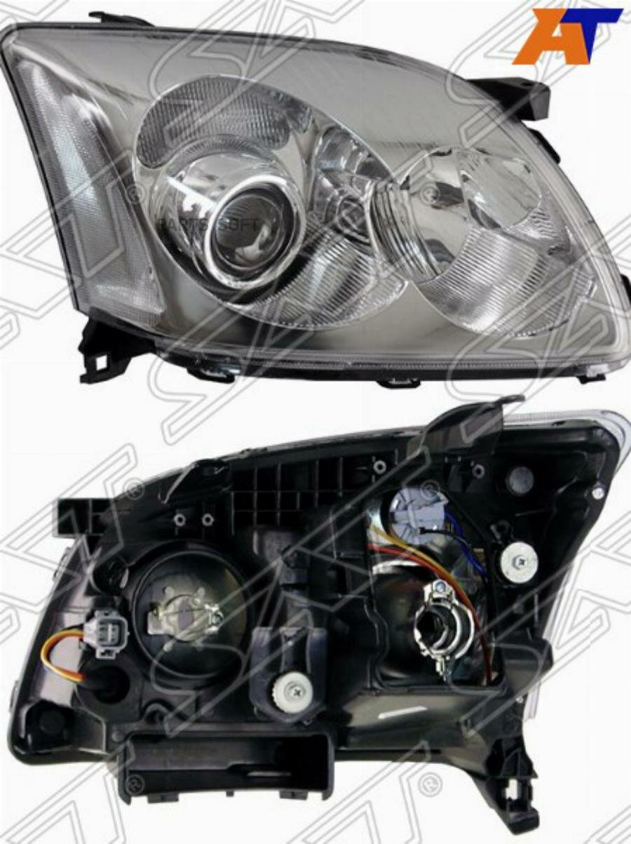 Фара Toyota Avensis (T250) 03-06 (Справа/ Галоген/ под электрокорректор) SAT ST-212-11F3R | цена за 1 шт