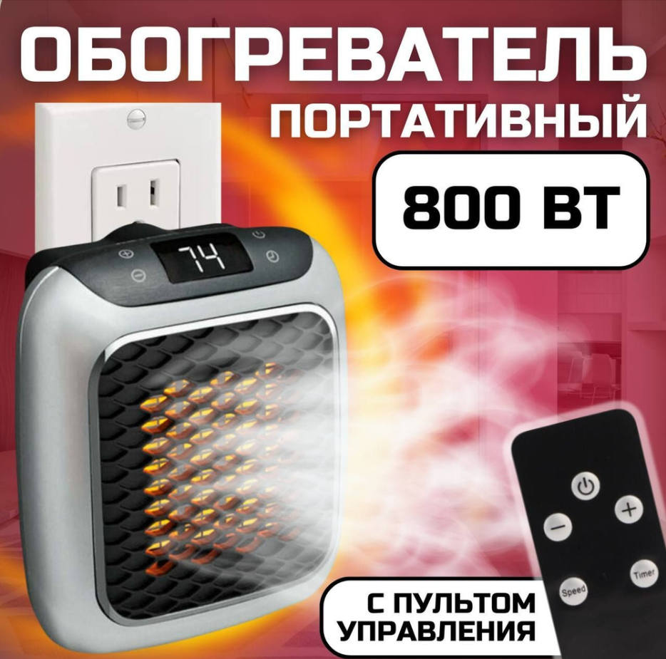 Обогреватель для дома настенный портативный тепловентилятор