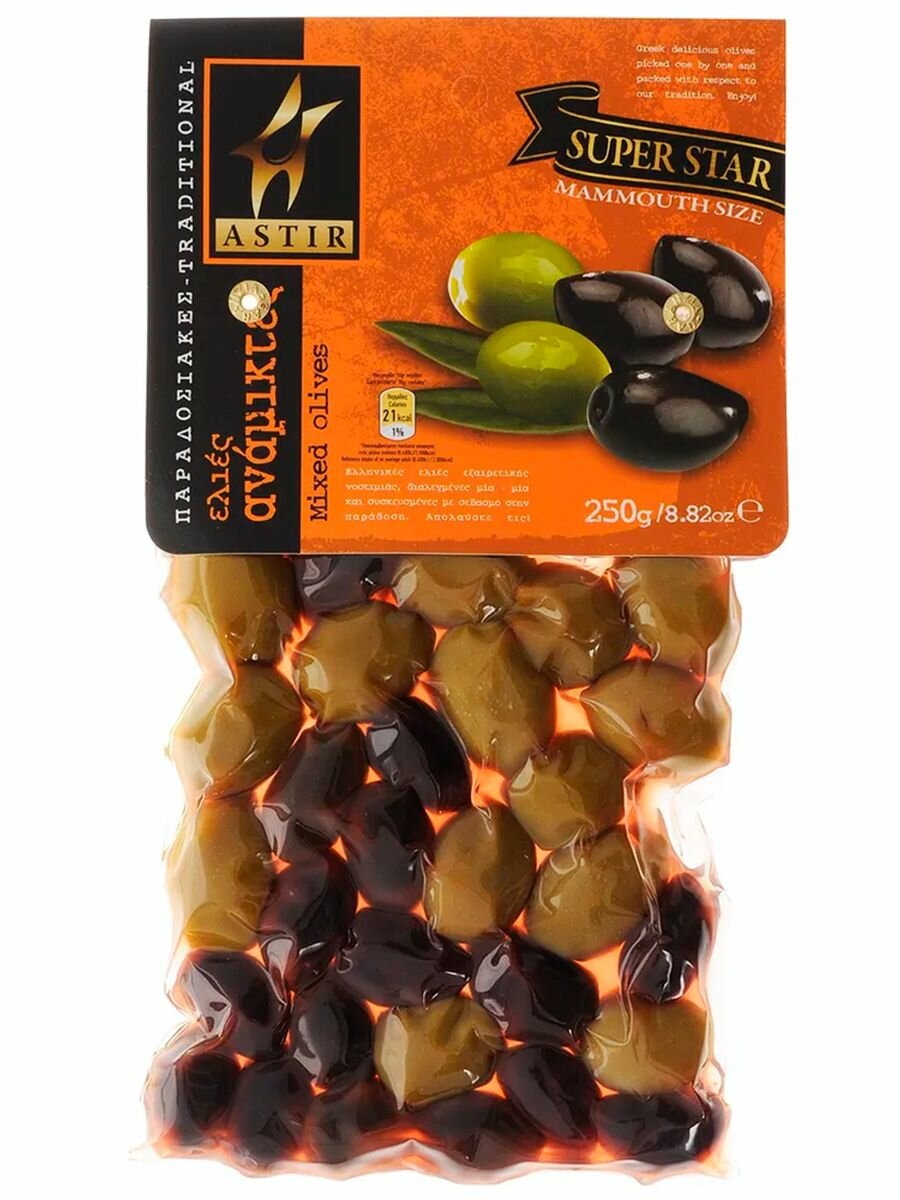 Ассорти оливок традиционное ASTIR 250г