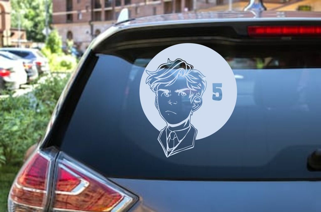 Наклейка виниловая Академия Амбрелла, The Umbrella Academy №4, А4