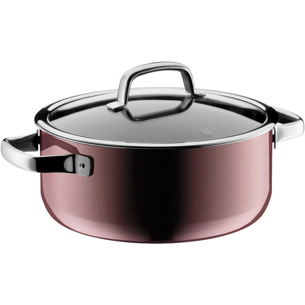 Кастрюля WMF FUSIONTEC Rose Quartz 24см 0514695290 (низкая)