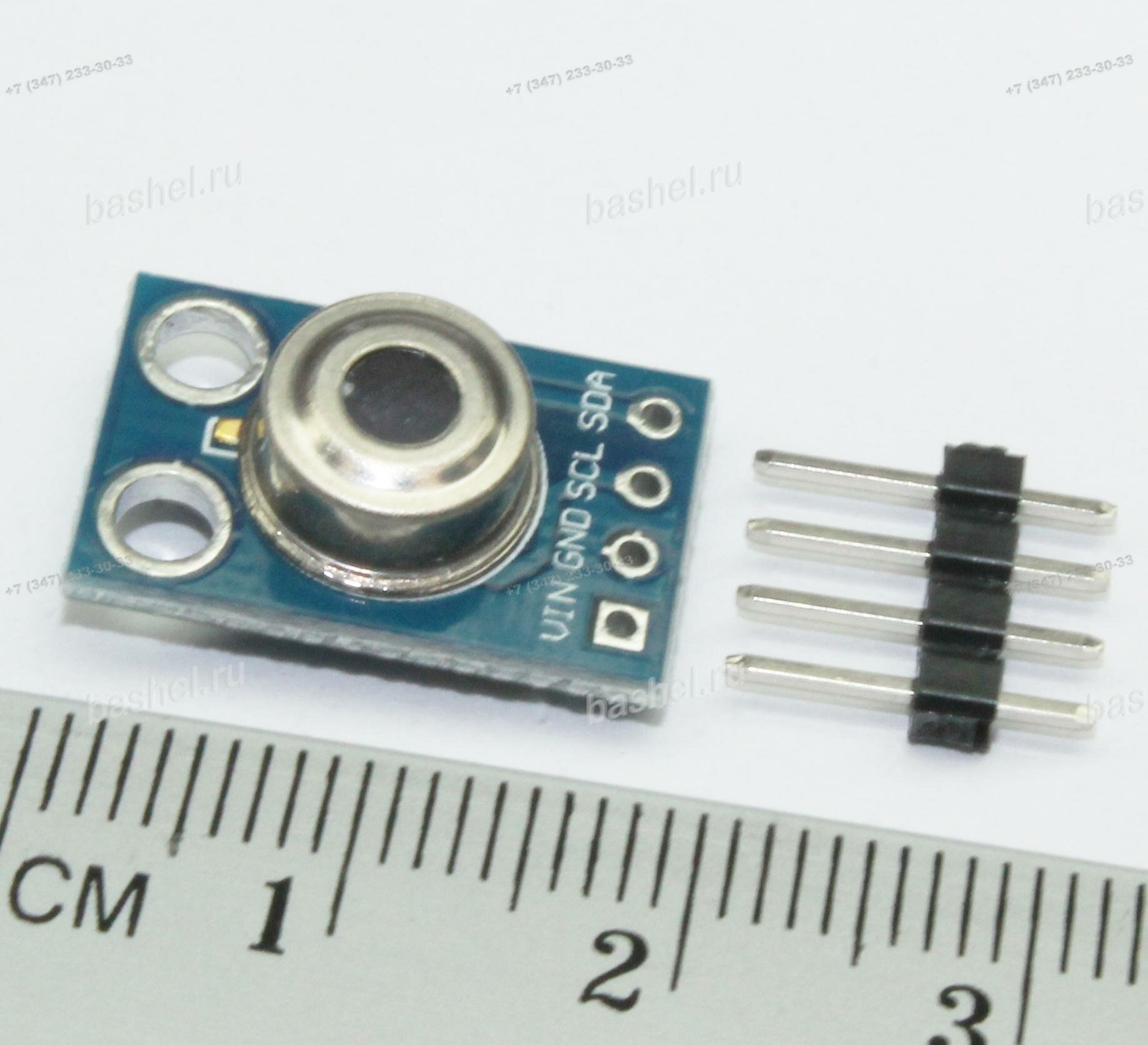 MLX90614ESFBAA module, Датчик температуры, LCTECH, бесконтактный (ИК), I2C, 3в, single zone