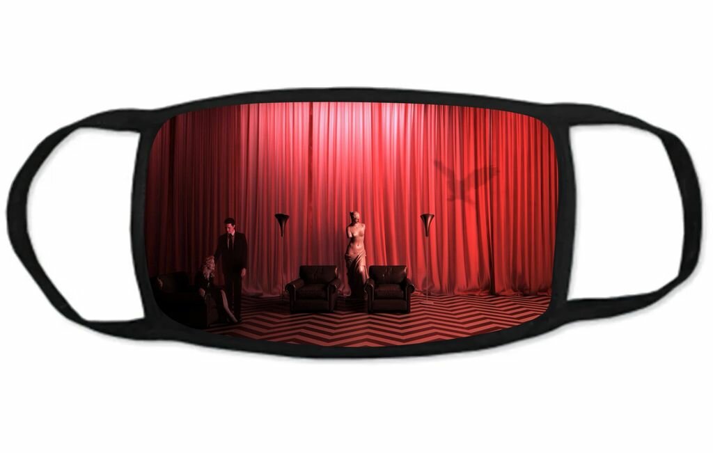 Маска на лицо Твин Пикс, Twin Peaks №3, Взрослая - 20 на 12,5 см
