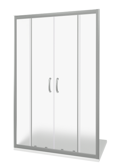 Душевое дверь в нишу Infinity WTW-TD-150-G-CH раздвижная, стекло 6мм Грейп