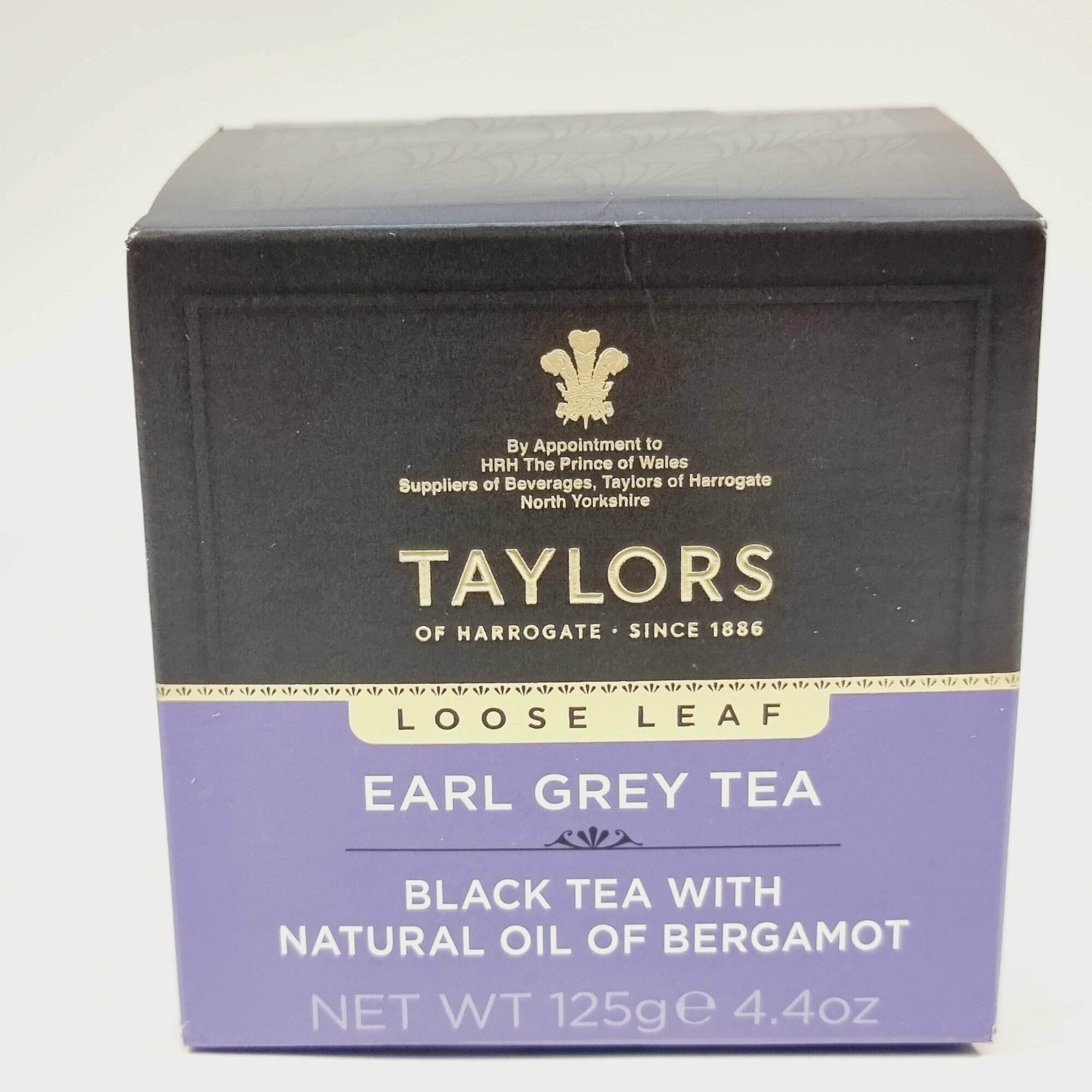 Чай черный TAYLORS Earl Grey с натуральным маслом бргамота 125 г (из Финляндии)