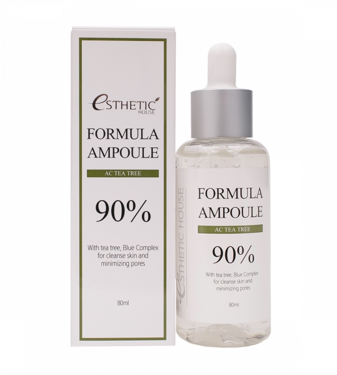 Сыворотка Esthetic House AC Tea Tree Formula Ampoule, для лица, восстановление, 80мл