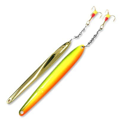 Блесна колеблющаяся NILS MASTER Hanski зима вертикал. цепочка тройник с каплей 10.0г 60мм #590 H5