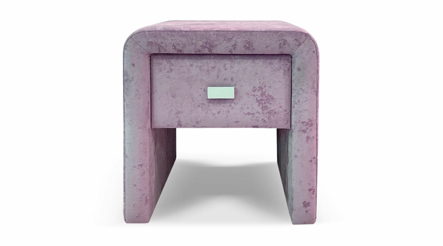 Тумба прикроватная AH! DIVAN НЕО, 430*430*480мм, лавандовый велюр