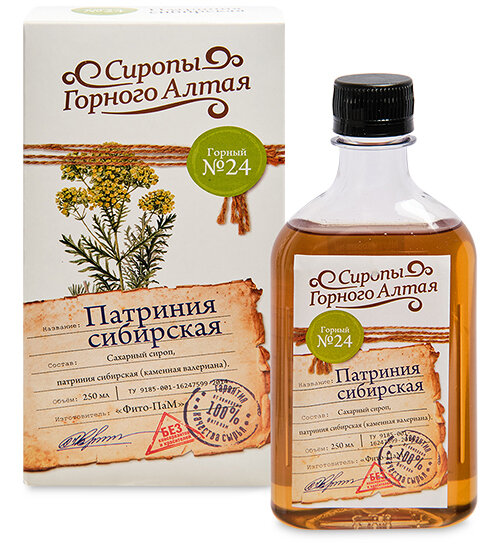Сироп Горный №24 - Патриния, 250мл FP-06/24 113-85850