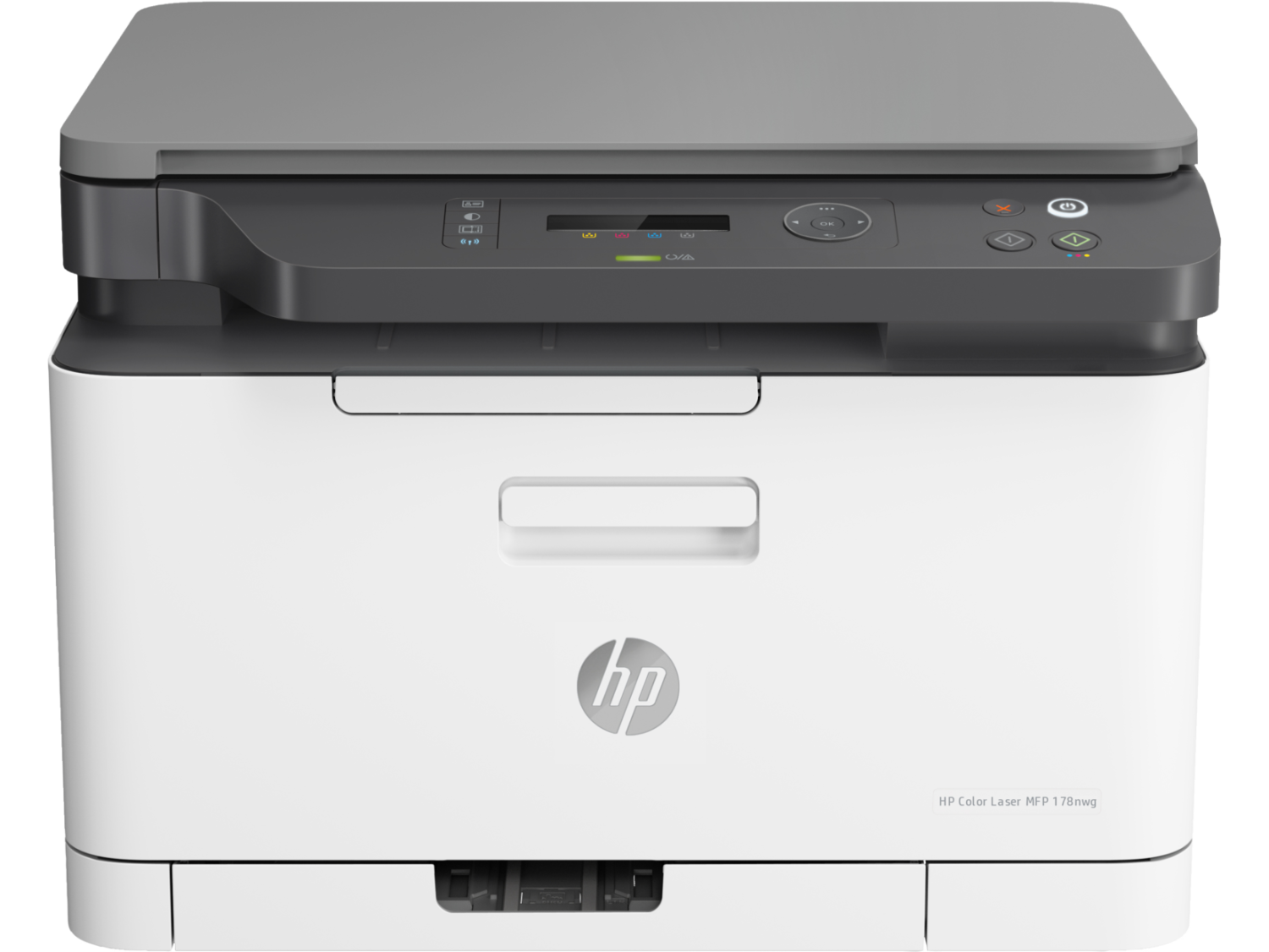 Принтер лазерный HP МФУ Color 178nw (4ZB96A) (А4,128Mb,4цв,18/4стр./мин,600x600, USB, Wi-Fi, LAN)белый